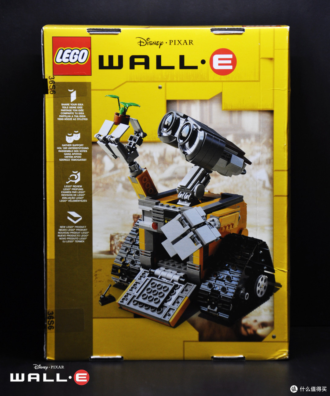无论风雨，只愿为你（EVA）守护：LEGO 乐高 21303 WALL·E 组装试玩_拼插积木_什么值得买
