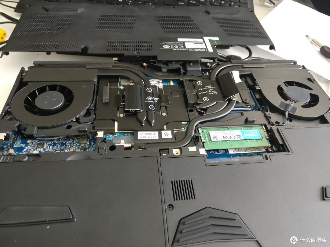 #原创新人# 神舟笔记本电脑 ZX8-KP5D1 上船 开箱 换SSD 测评_笔记本电脑_什么值得买