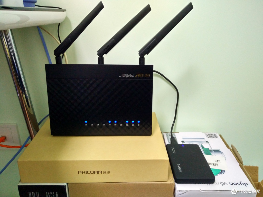 ASUS 华硕 RT-AC1900P 路由器 初阶使用体验（1）_路由器_什么值得买