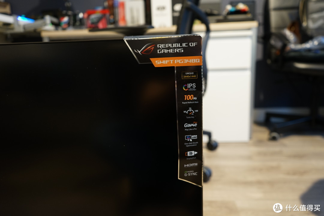 ASUS 华硕 ROG PG348Q 34英寸 显示器 开箱_显示器_什么值得买