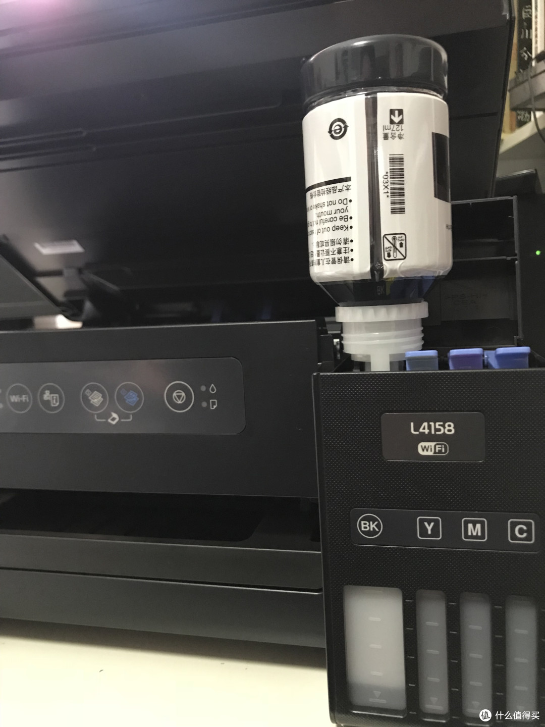 #原创新人#EPSON 爱普生 L4158 喷墨打印机 到手开箱（其实是买错了）_喷墨打印机_什么值得买