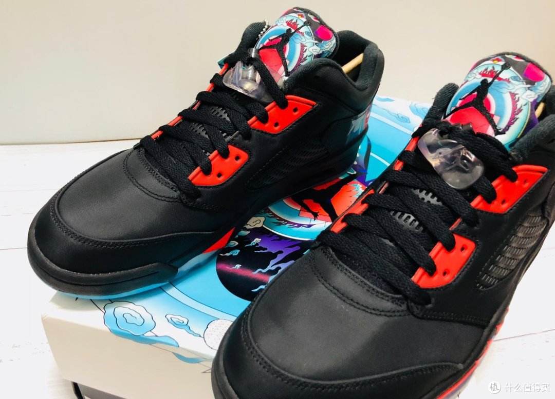 #全民分享季#中国元素的AJ 5—Air Jordan 5 Retro Low 篮球鞋晒单_篮球鞋_什么值得买