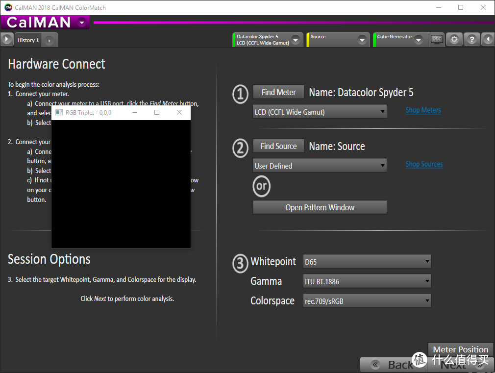第三方显示器校色软件 SpectraCal CalMAN 使用经验分享_服务软件_什么值得买