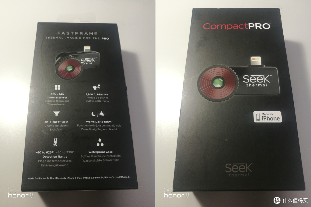 看见不一样的世界：SEEK Compact Pro手机热成像镜头_手机镜头_什么值得买