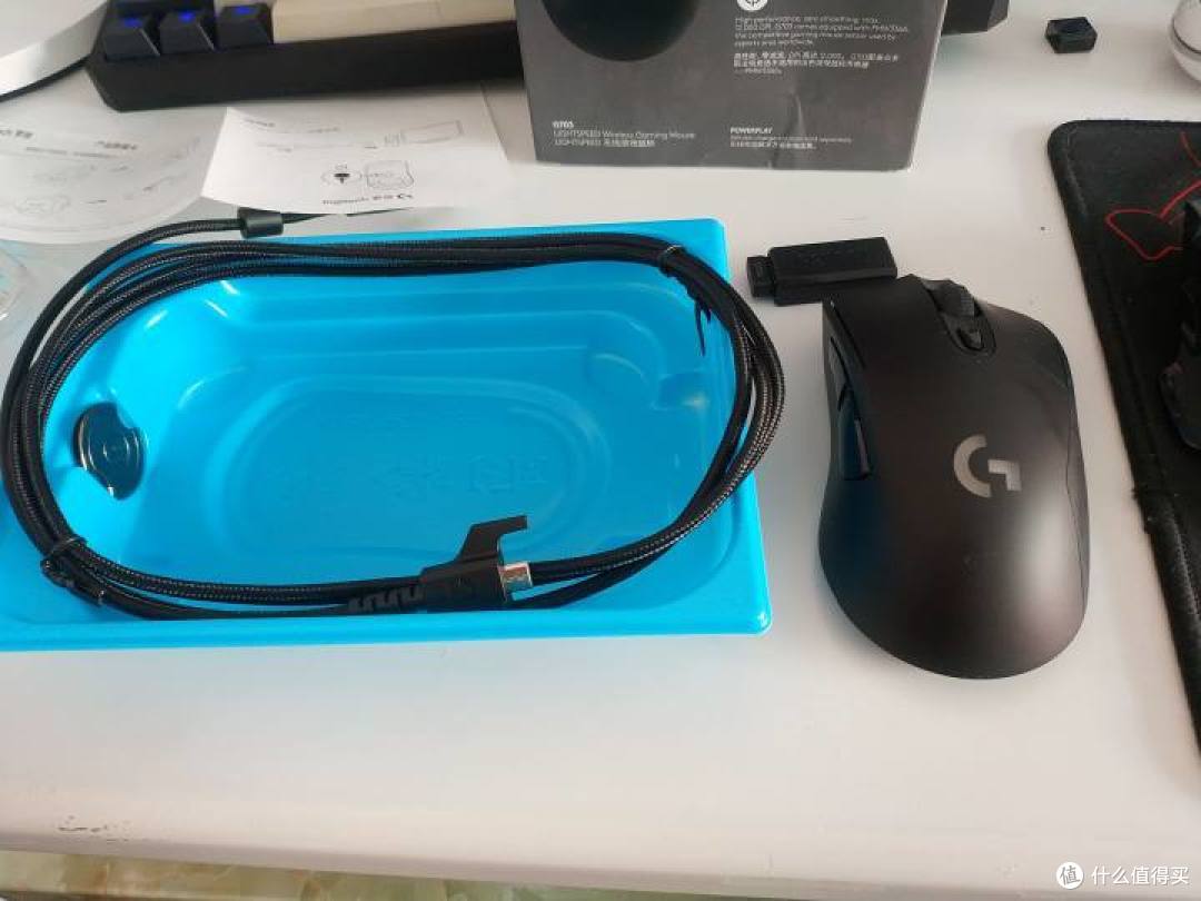 开箱一个续航无限长的罗技G703_鼠标_什么值得买