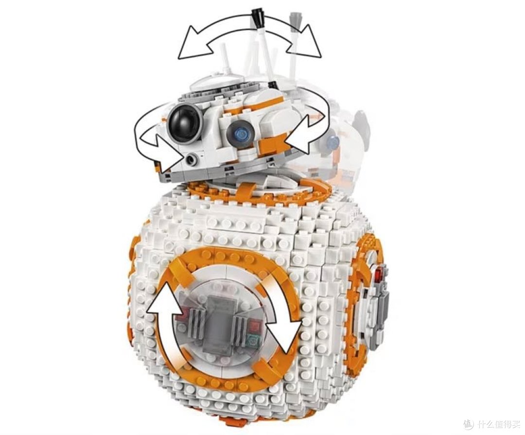 乐高75187 BB8 拼拼晒图_拼插积木_什么值得买