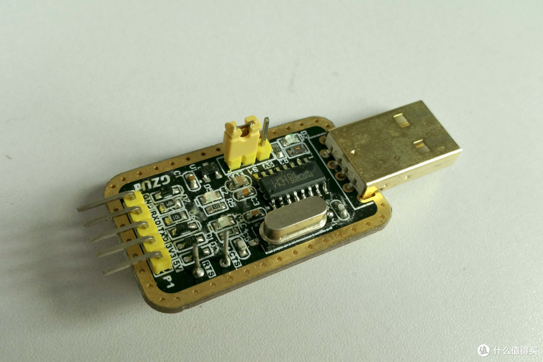 土豪金 CH340G 编程器 开箱晒物_路由器_什么值得买