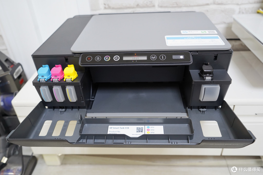 入门打印机也可以这么好用：惠普 Smart Tank 518 连供无线打印一体机体验_打印机_什么值得买