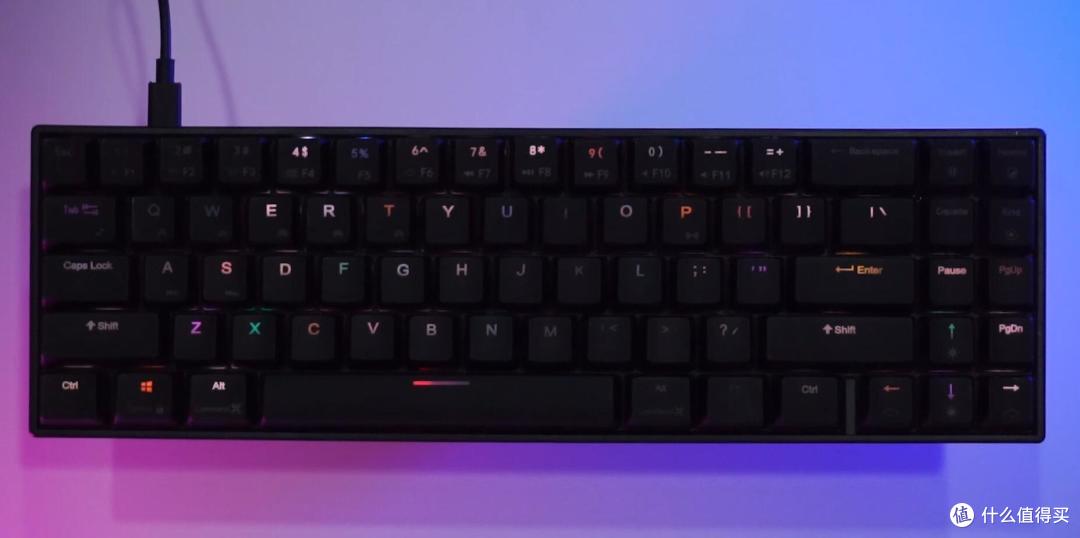 最便宜的71配列键盘rk71机械键盘体验_无线键盘_什么值得买