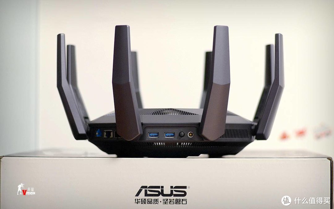 搭载160MHz频宽，八爪鱼进化帝王蟹：华硕RT-AX89X抢先评测_路由器_什么值得买