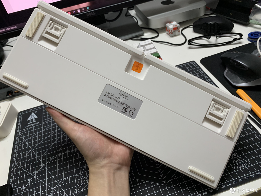 【无线束缚-无限舒服】ikbc C87皮囊与罗技灵魂 — 优联无线机械键盘DIY详记_无线键盘_什么值得买