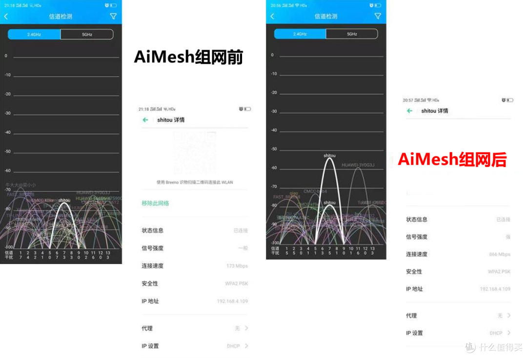 aimesh组网实战：AX3000+AC68U无缝漫游MESH组网体验_路由器_什么值得买