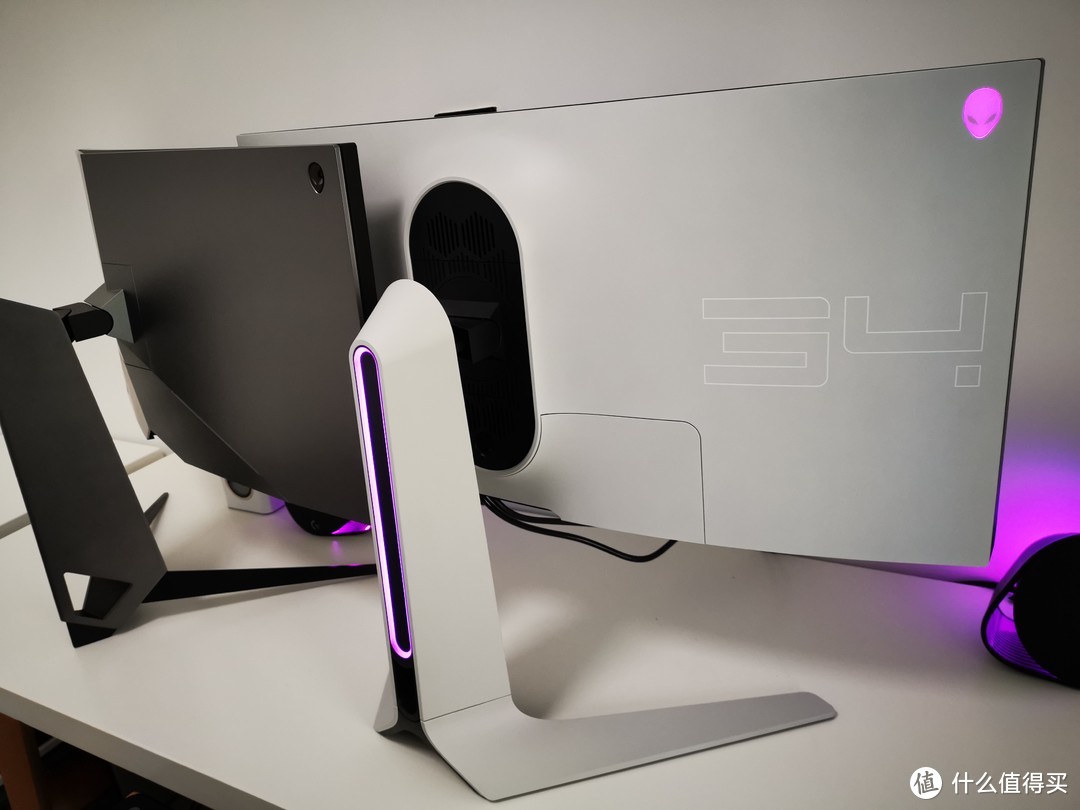 ALIENWARE AW3420DW开箱（符3418DW简单对比）_显示器_什么值得买