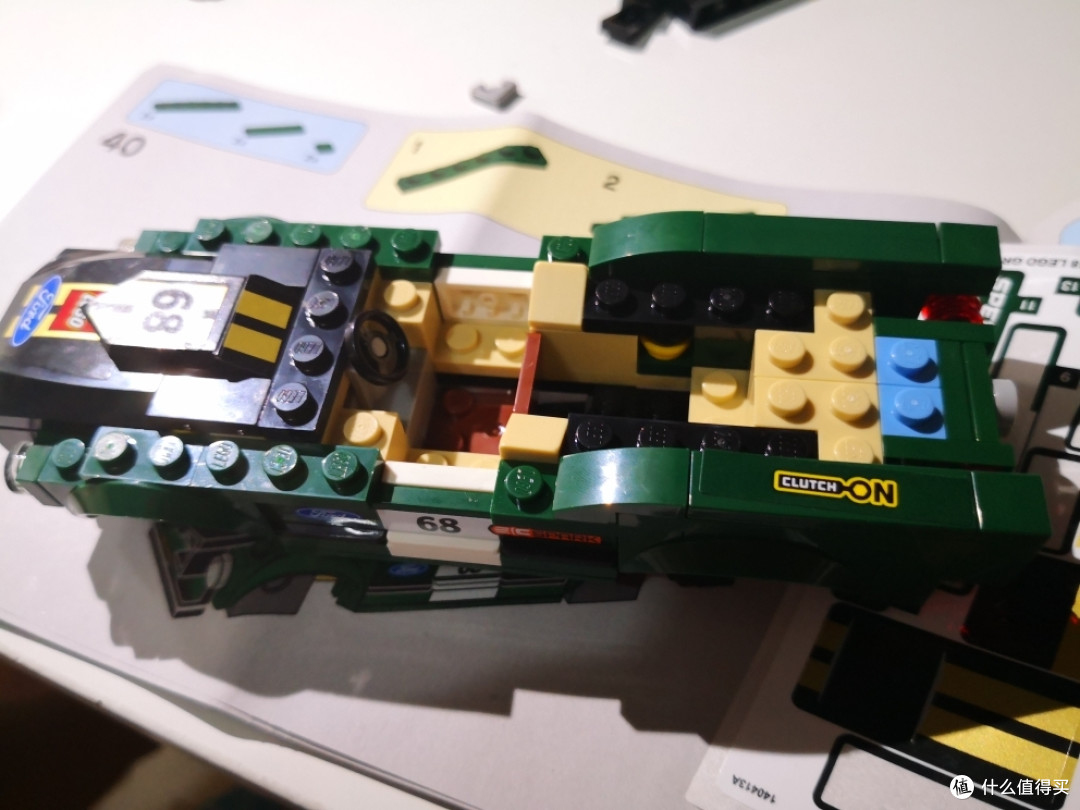 帅气的福特小车车！乐高 75884 乐高SPEED福特野马晒单_拼插积木_什么值得买