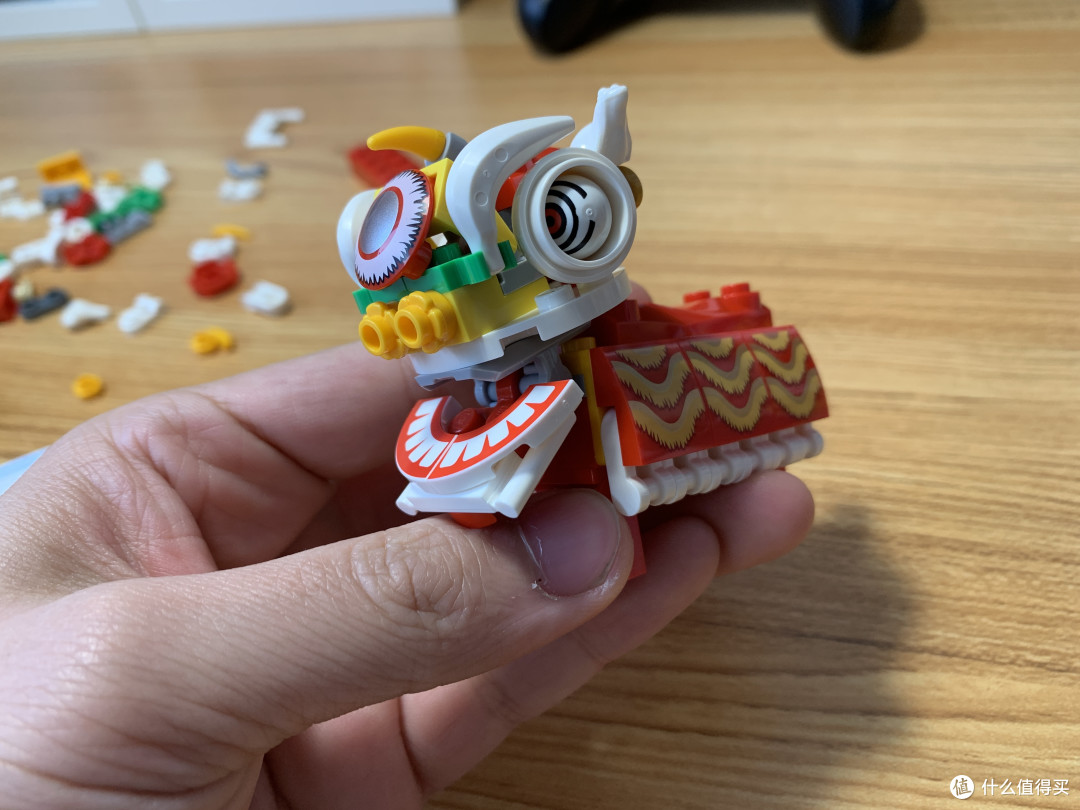 【开箱测评】LEGO 80104舞狮，给你不一样的新年_拼插积木_什么值得买