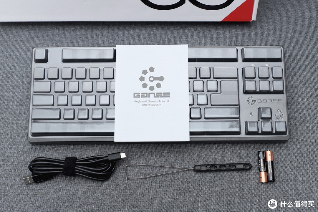 升级供电、手感和蓝牙版本，GANSS新GS87D蓝牙双模机械键盘_键盘_什么值得买