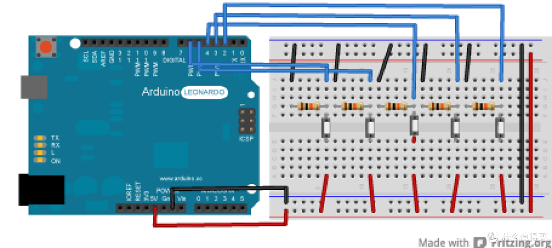 利用ARDUINO LEONARDO自制指点杆_电脑配件_什么值得买