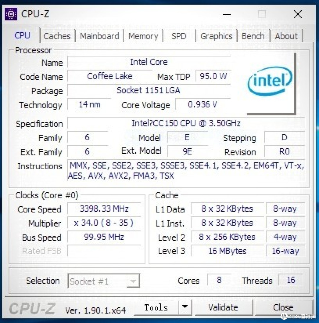 低功耗、低发热量：英特尔CC150处理器现身，性能接近i7-9700K_CPU_什么值得买