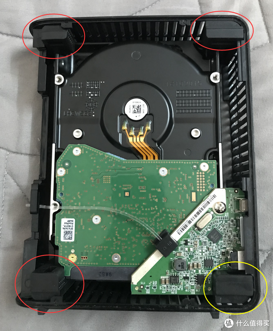 超详细拆解小记 — Western Digital 西部数据 Elements 桌面硬盘12TB_NAS存储_什么值得买