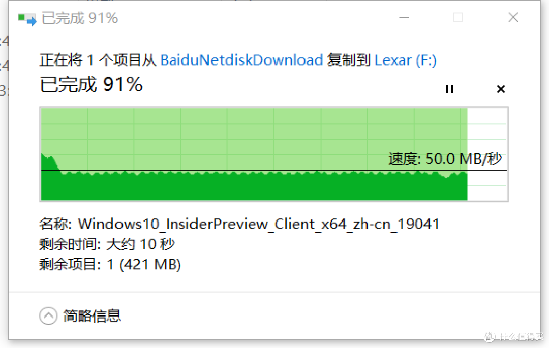 没想到这是一款4K速度胜过cz880的U盘_U盘_什么值得买