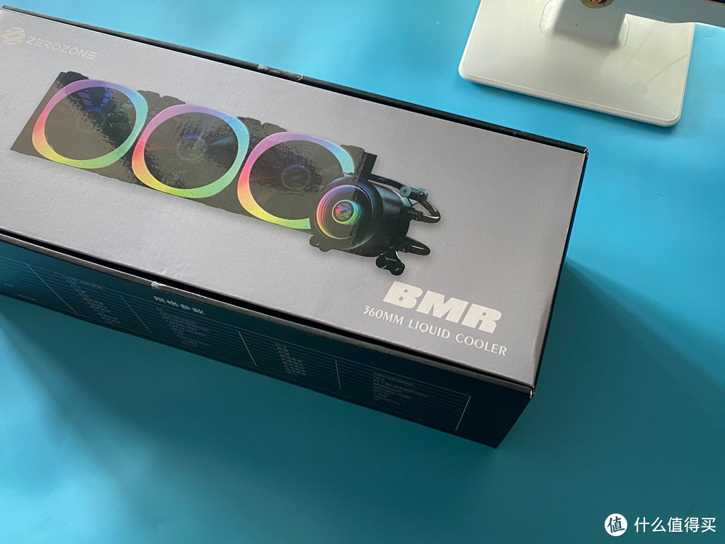 电脑机箱水冷冷排不同位置散热效果不同吗？ZEROZONE BMR36水冷实测_散热器_什么值得买