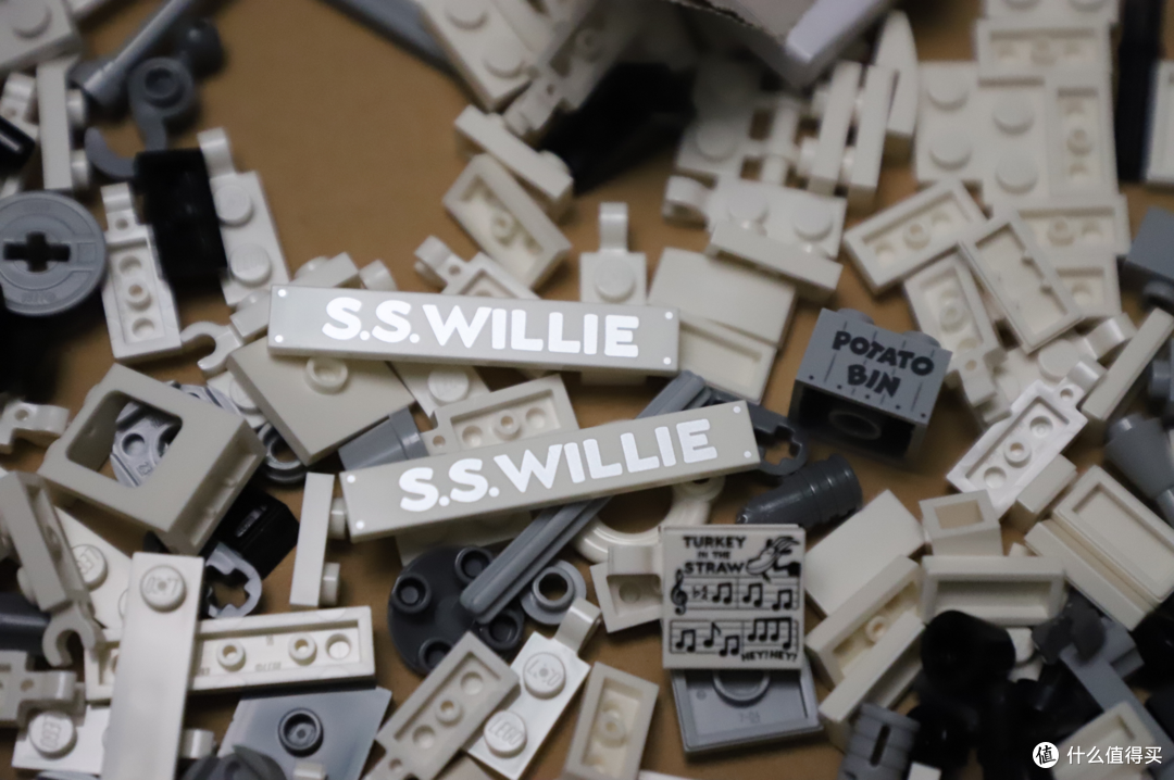 LEGO 21317 ideas 米老鼠90周年 黑白灰威利号汽船_拼插积木_什么值得买