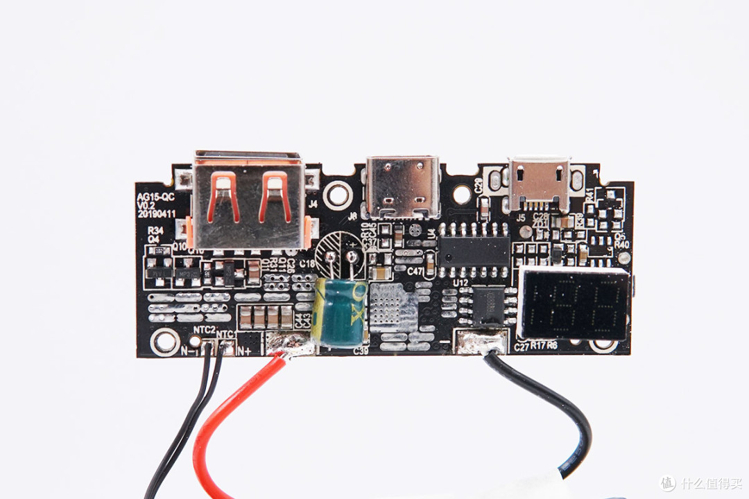 拆解报告：aigo 20000mAh 18W PD双向快充移动电源F20000PD_移动电源_什么值得买