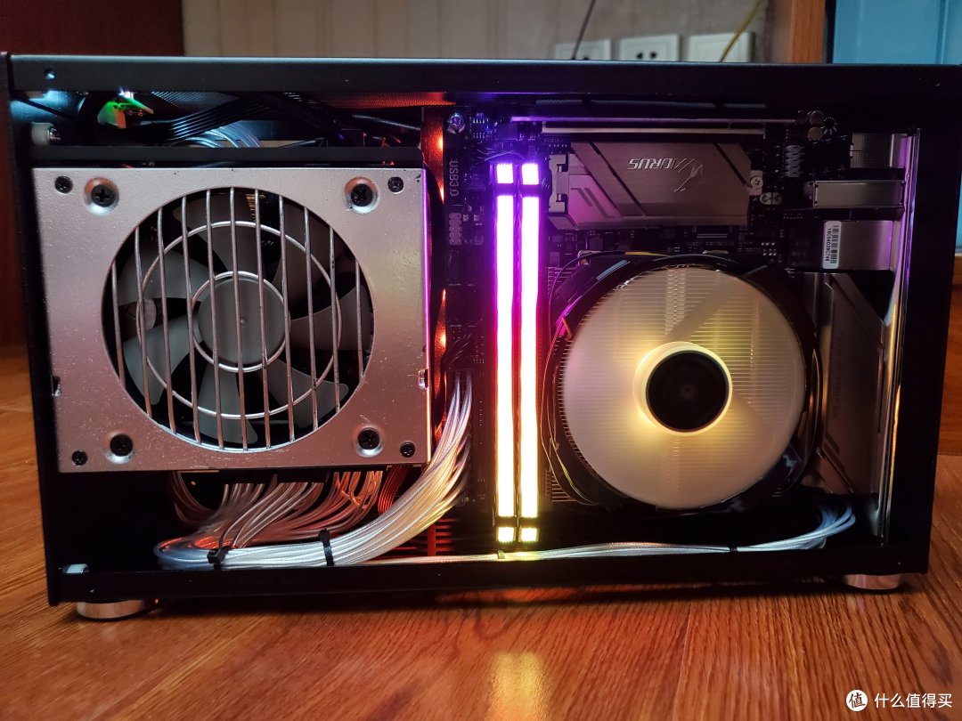 放得下三风扇显卡，却比A4还小的itx——k55机箱装机_CPU_什么值得买