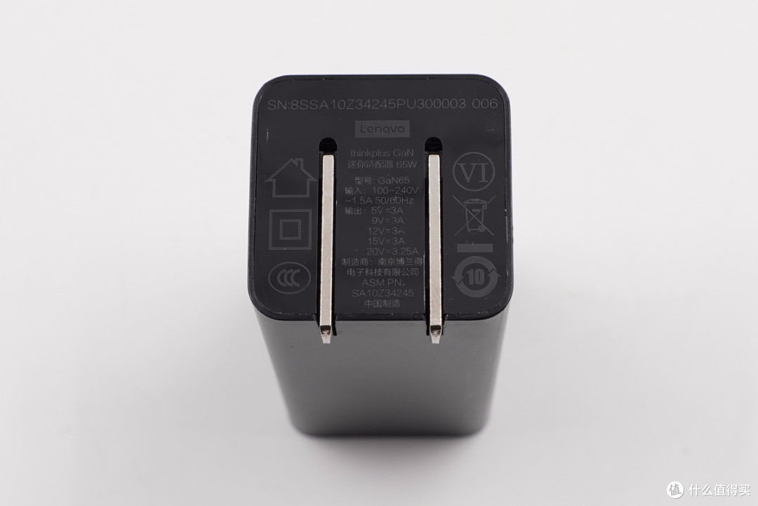 拆解报告：联想thinkplus 65W USB PD氮化镓快充充电器GaN65_充电器_什么值得买