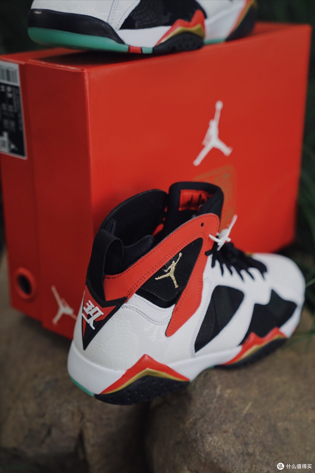 我又买了一双AJ7 Air Jordan 7 “紫禁之巅”配色开箱_篮球鞋_什么值得买