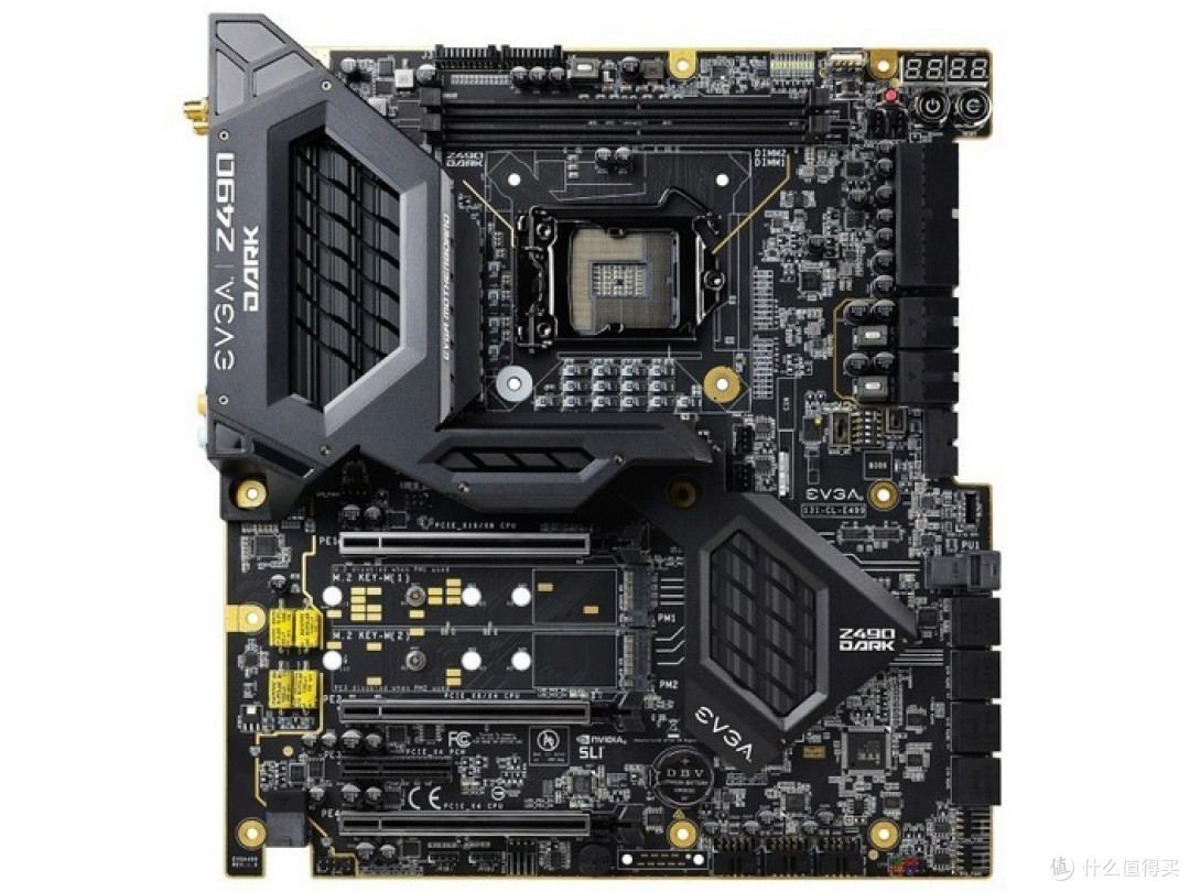 EVGA终于端出Z490 DARK K|NGP|N Edition“盟主”，*级超频玩家的“硬菜”_主板_什么值得买
