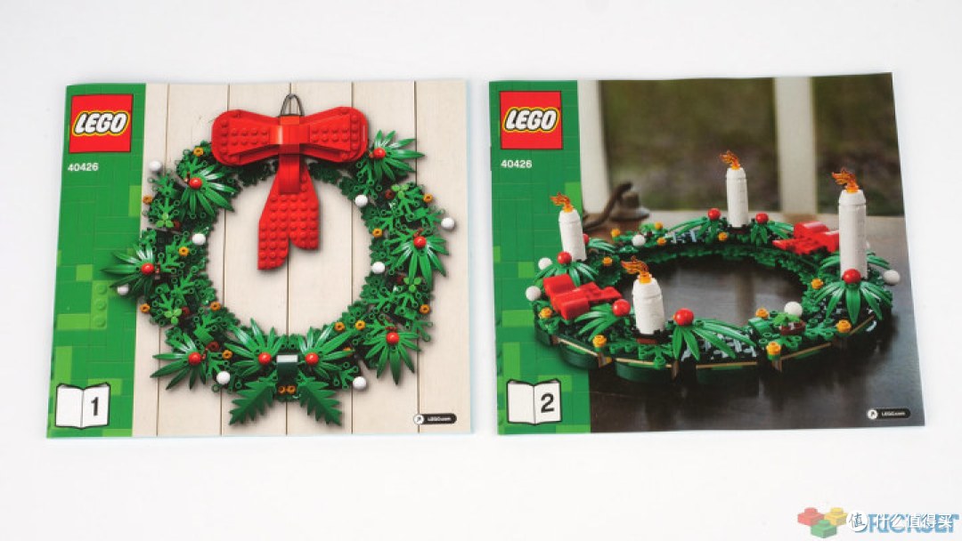 节日装饰必备！乐高新品40426圣诞花环开箱评测_拼插积木_什么值得买