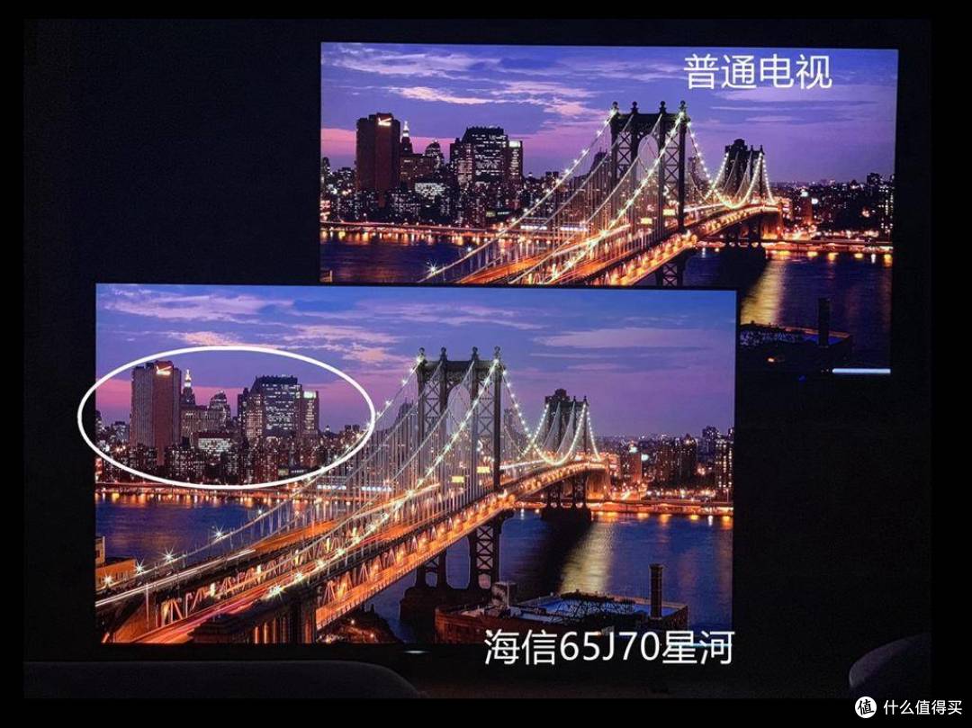 海信65J70星河OLED电视测评： 万元内，65寸OLED入门！_家电安装_什么值得买