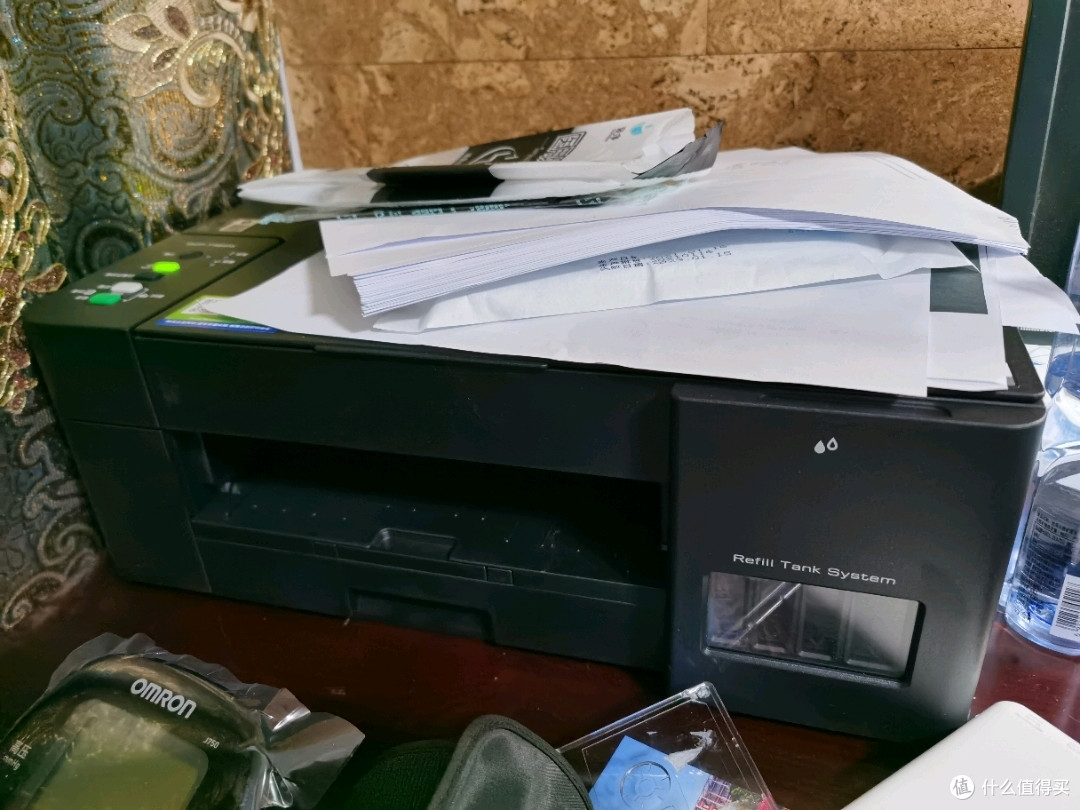 兄弟DCP-T425W彩色喷墨打印机效果展示_喷墨打印机_什么值得买