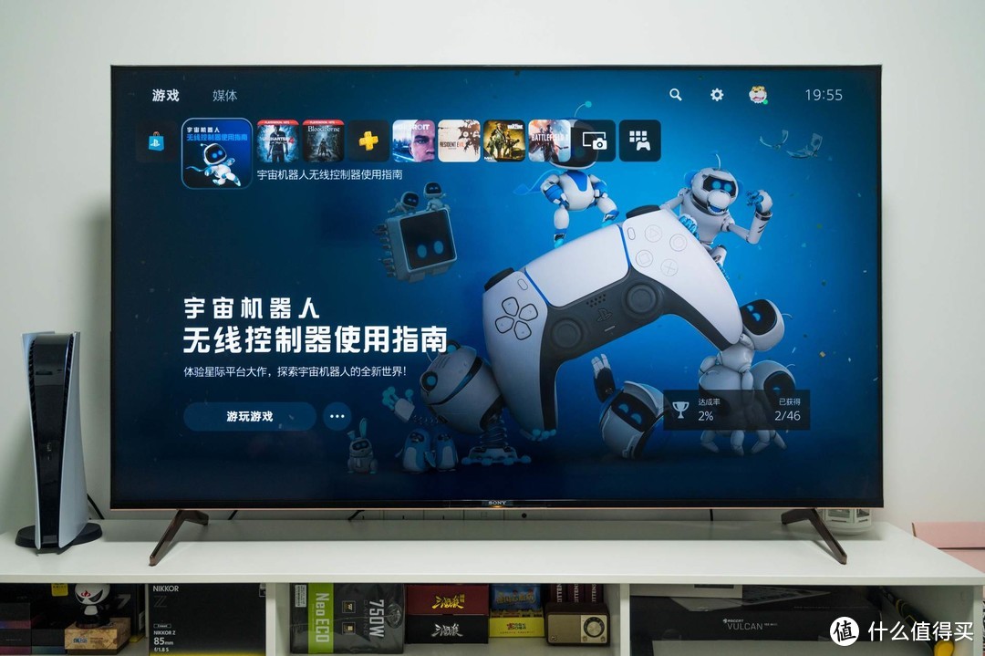 次时代主机PS5的最佳搭档！SONY X91J电视体验分享__什么值得买