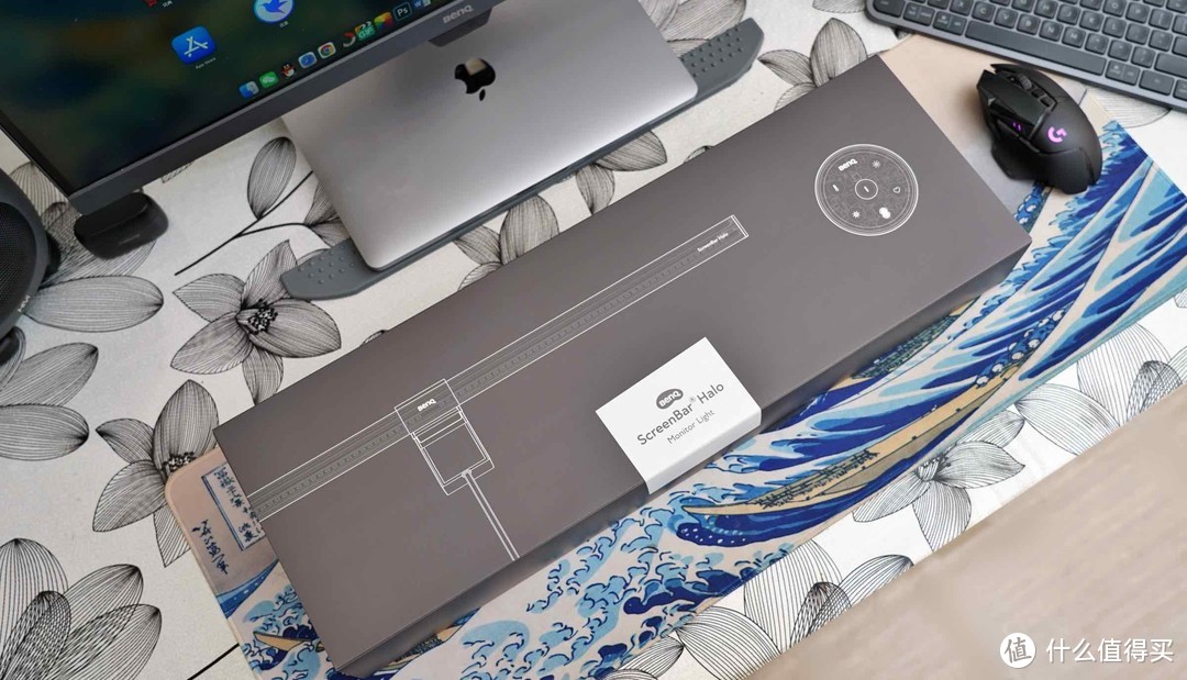 迟饭是好饭，新款趋于完美：明基ScreenBar Halo屏幕挂灯使用感受_数码配件_什么值得买