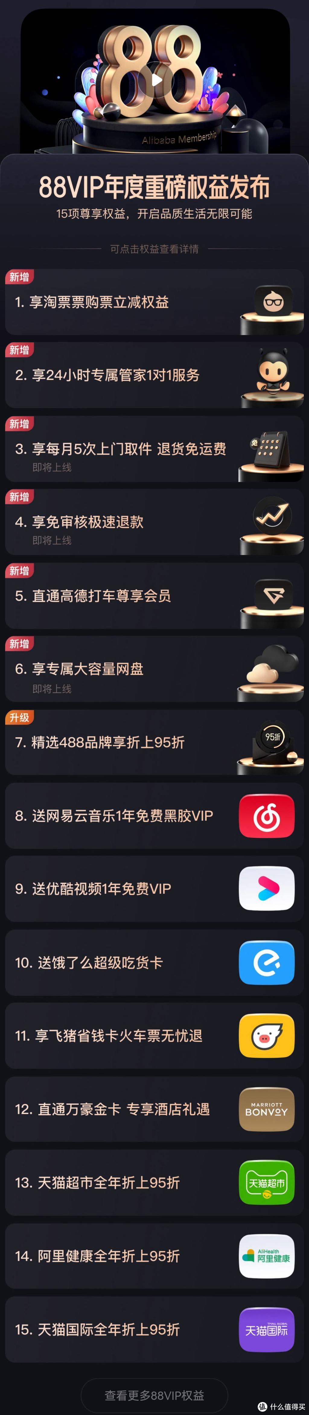 优惠到没朋友的88VIP，是福利还是陷阱？_文娱会员服务_什么值得买