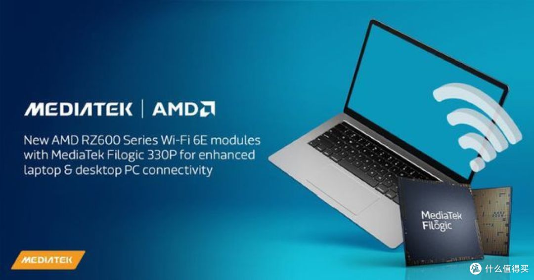 联发科联合AMD 发布 RZ600 系列 Wi-Fi 6E网卡，明年锐龙本首发_网卡_什么值得买