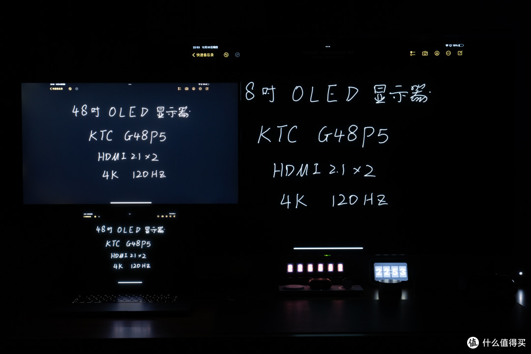 比电视还爽的 48 吋 OLED 桌面电竞巨屏，KTC G48P5 显示器测评详解_显示器_什么值得买