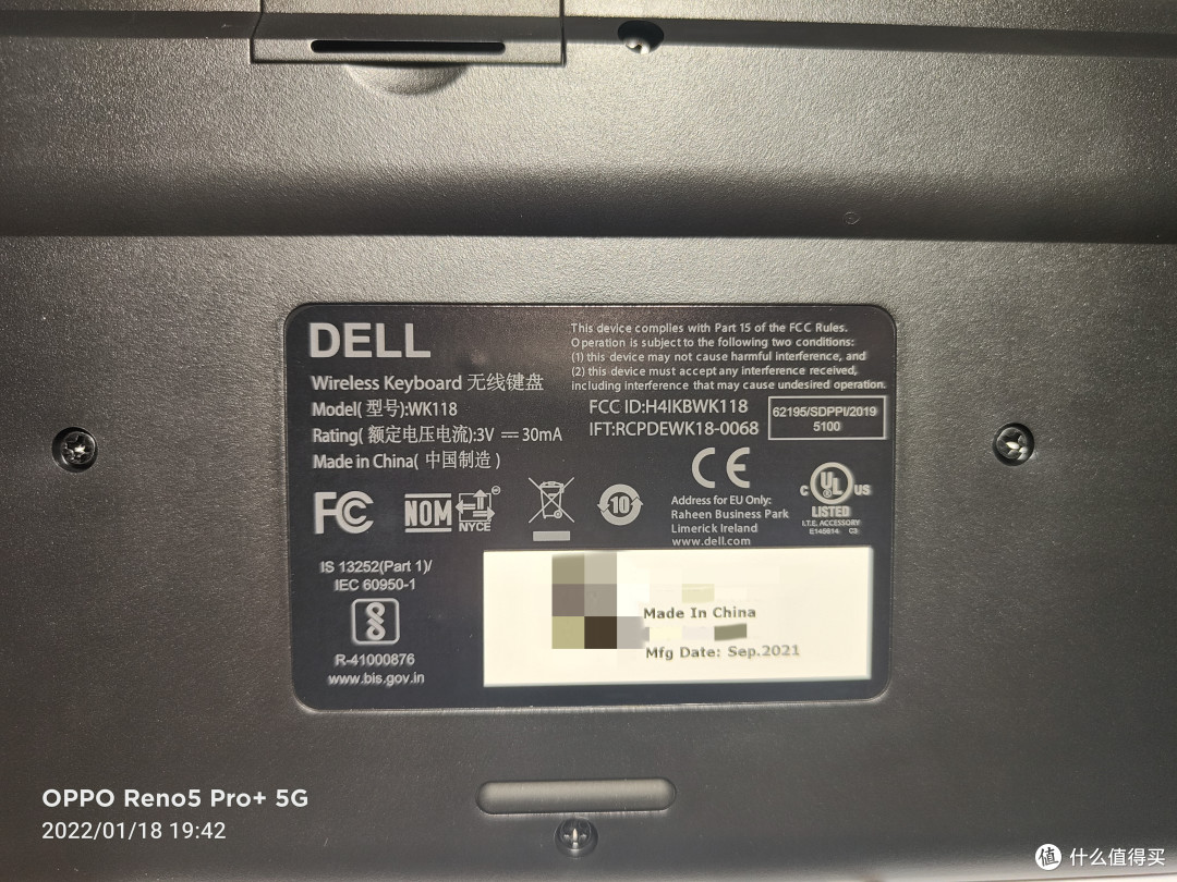 新年入手戴尔KM117无线键鼠套装(WK118&WM118)_无线键盘_什么值得买