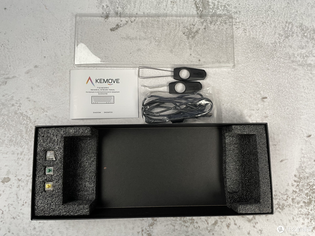 KEMOVE DK61机械键盘开箱评测_无线键盘_什么值得买
