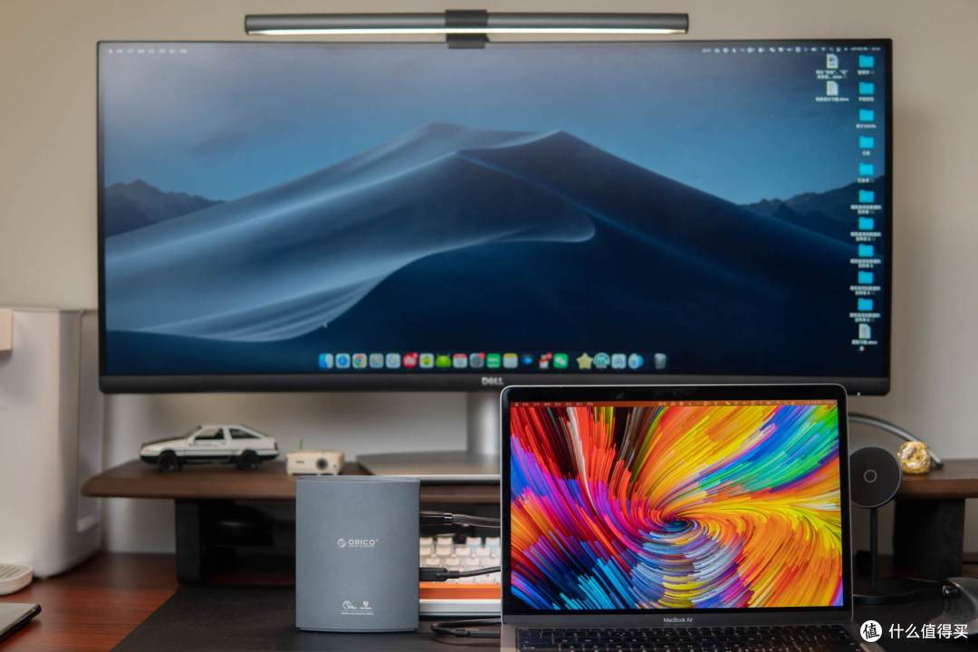 M1 MacBook双屏4K@60Hz，ORICO扩展坞15个接口随心拓展，效率倍增_接口转换器_什么值得买