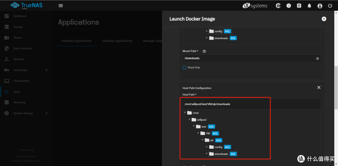 Truenas Scale docker安装应用（qbittorrent、jellyfin）_软件应用_什么值得买
