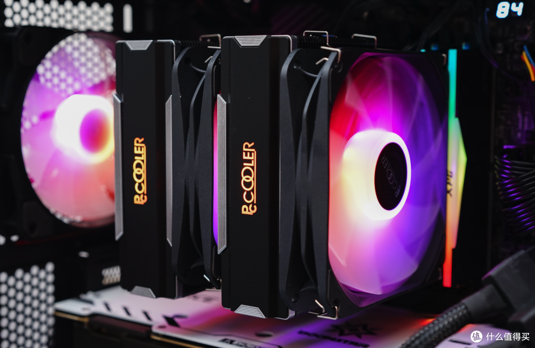 颜值绝了？超频三旗下最好看的风冷散热器——东海双子星S9 EX上手评测_CPU散热器_什么值得买