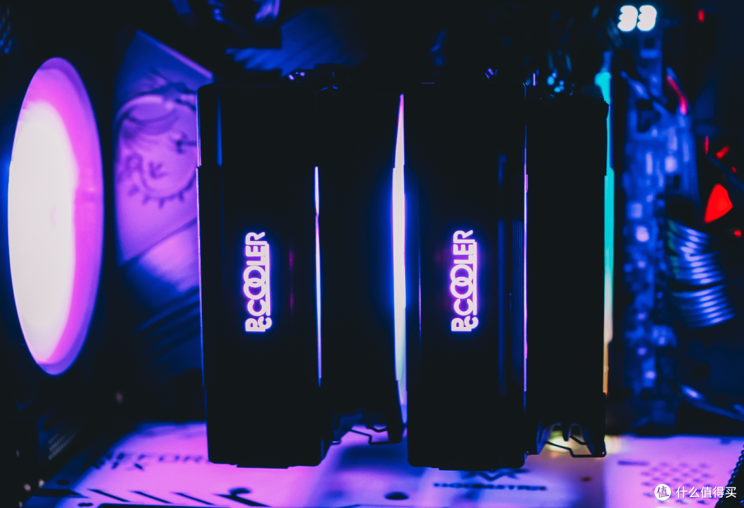 颜值绝了？超频三旗下最好看的风冷散热器——东海双子星S9 EX上手评测_CPU散热器_什么值得买