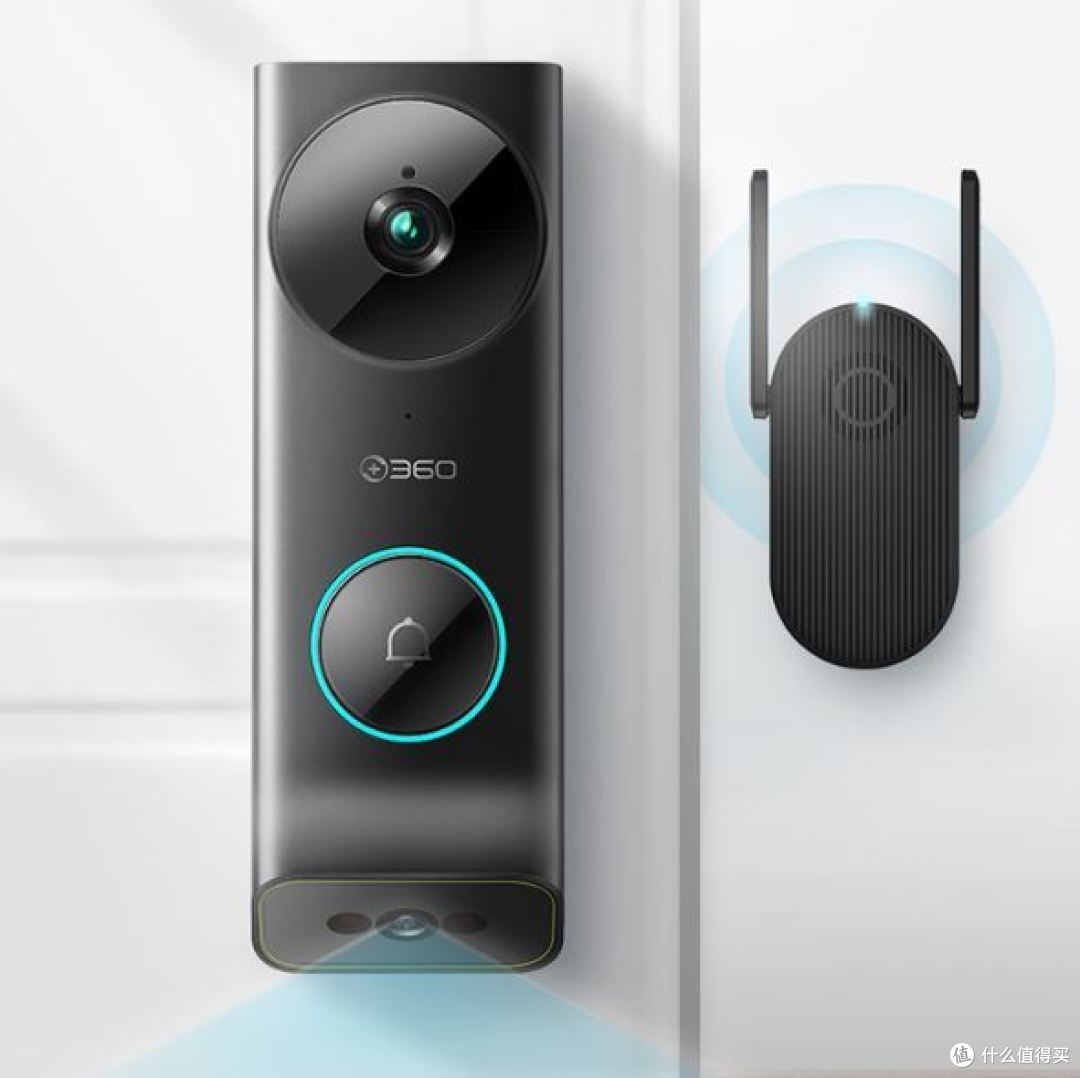 智能可视门铃“卷起来了”，360双摄可视门铃5MAX版 实际体验_门铃_什么值得买