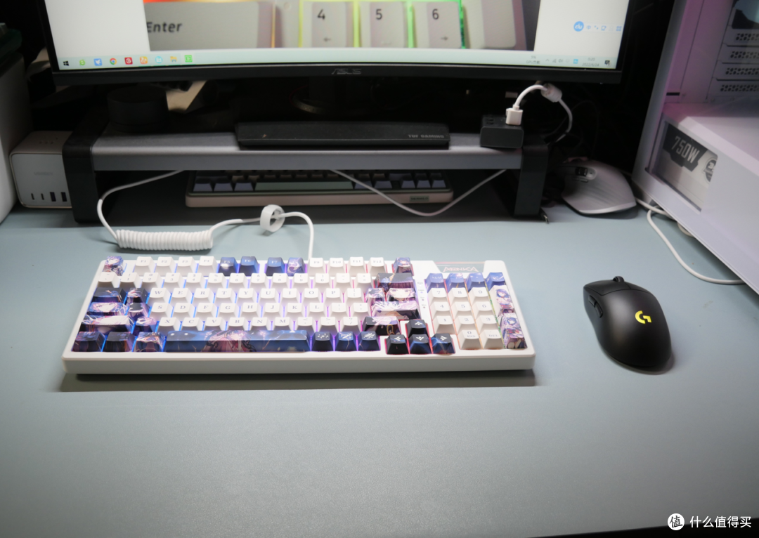 最便宜的大配列成品Gasket键盘，魔咖ae98使用体验_键盘_什么值得买