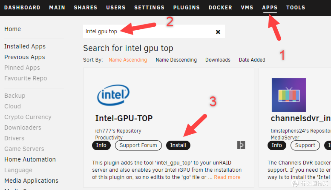 Unraid面板显示GPU状态_NAS存储_什么值得买