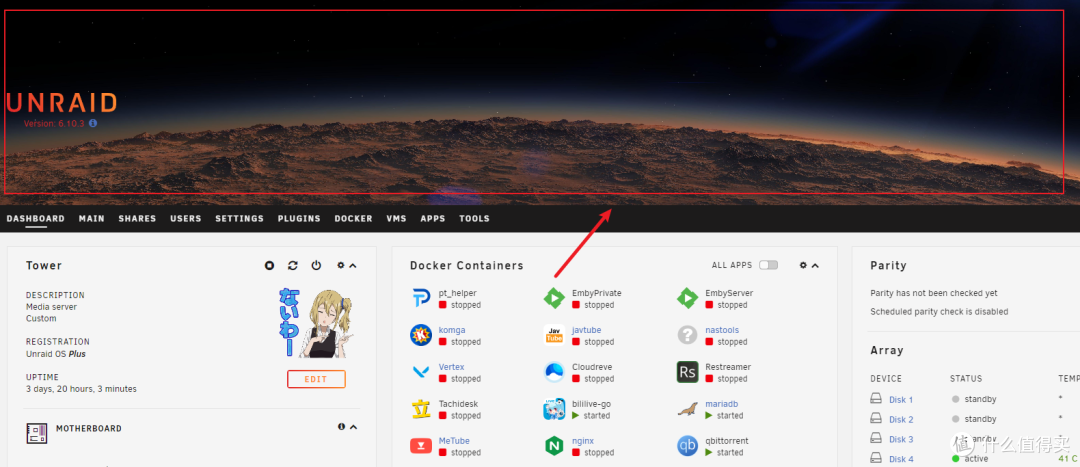 超详细Unraid主题美化插件使用_软件应用_什么值得买