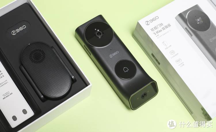 大视野、超广角、更安全——360可视门铃5MAX双摄版上手评测_门铃_什么值得买